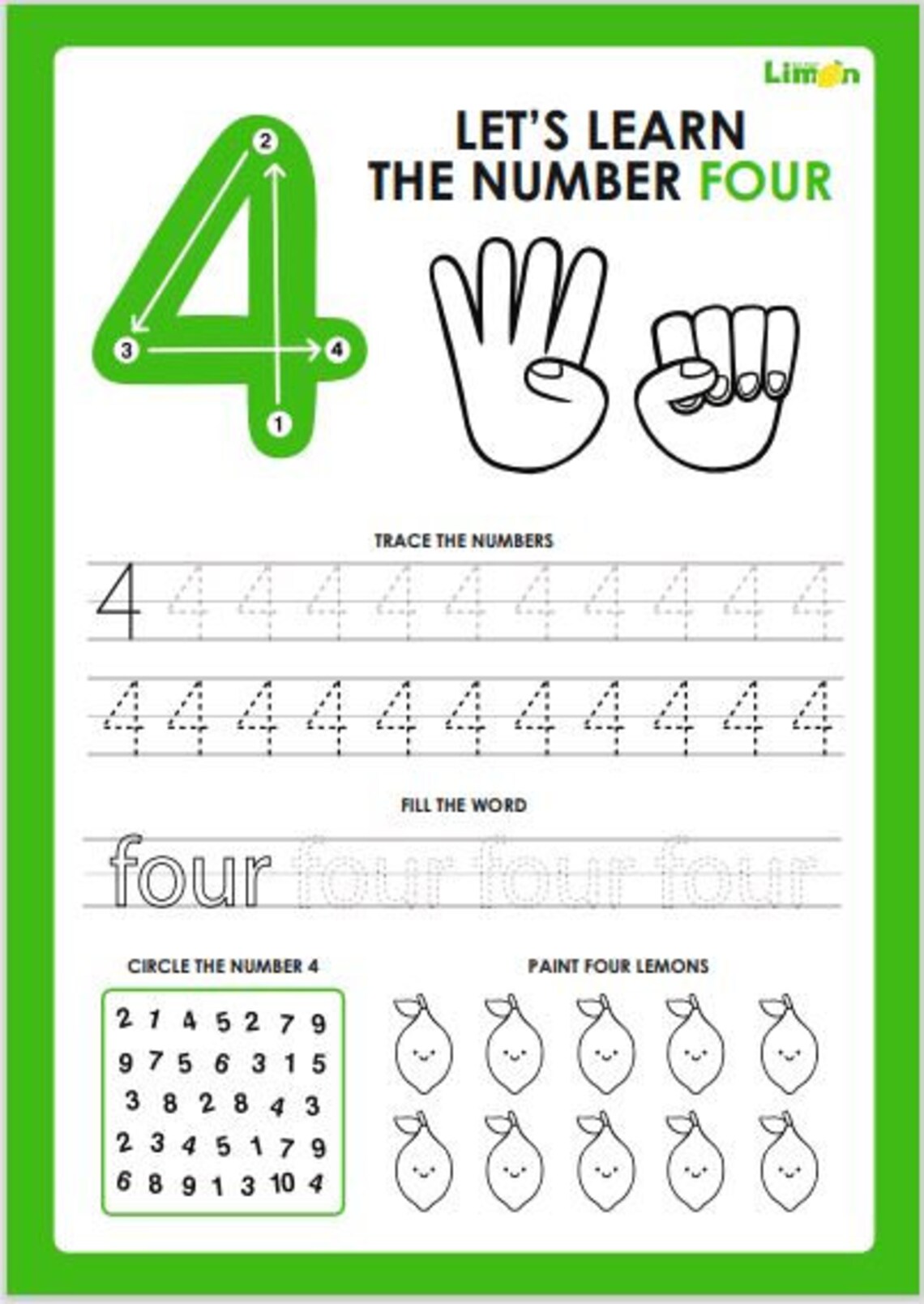 Printable Finger Number Flash Cards,counting 1-10,learning,homeschool ...