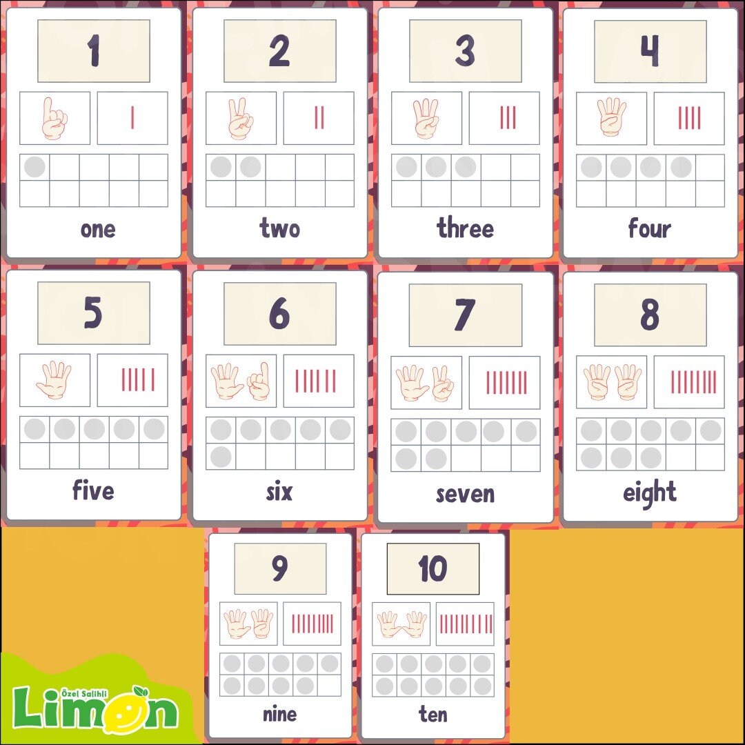1-10 Number Tracing Preschool Worksheet Printable,preschool Numbers ...