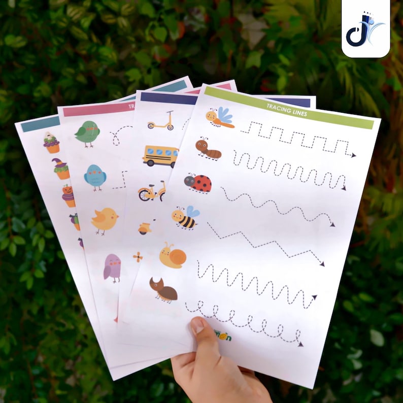 Printable Preschool Workbook Pack for Kids Kindergarten Learning ...