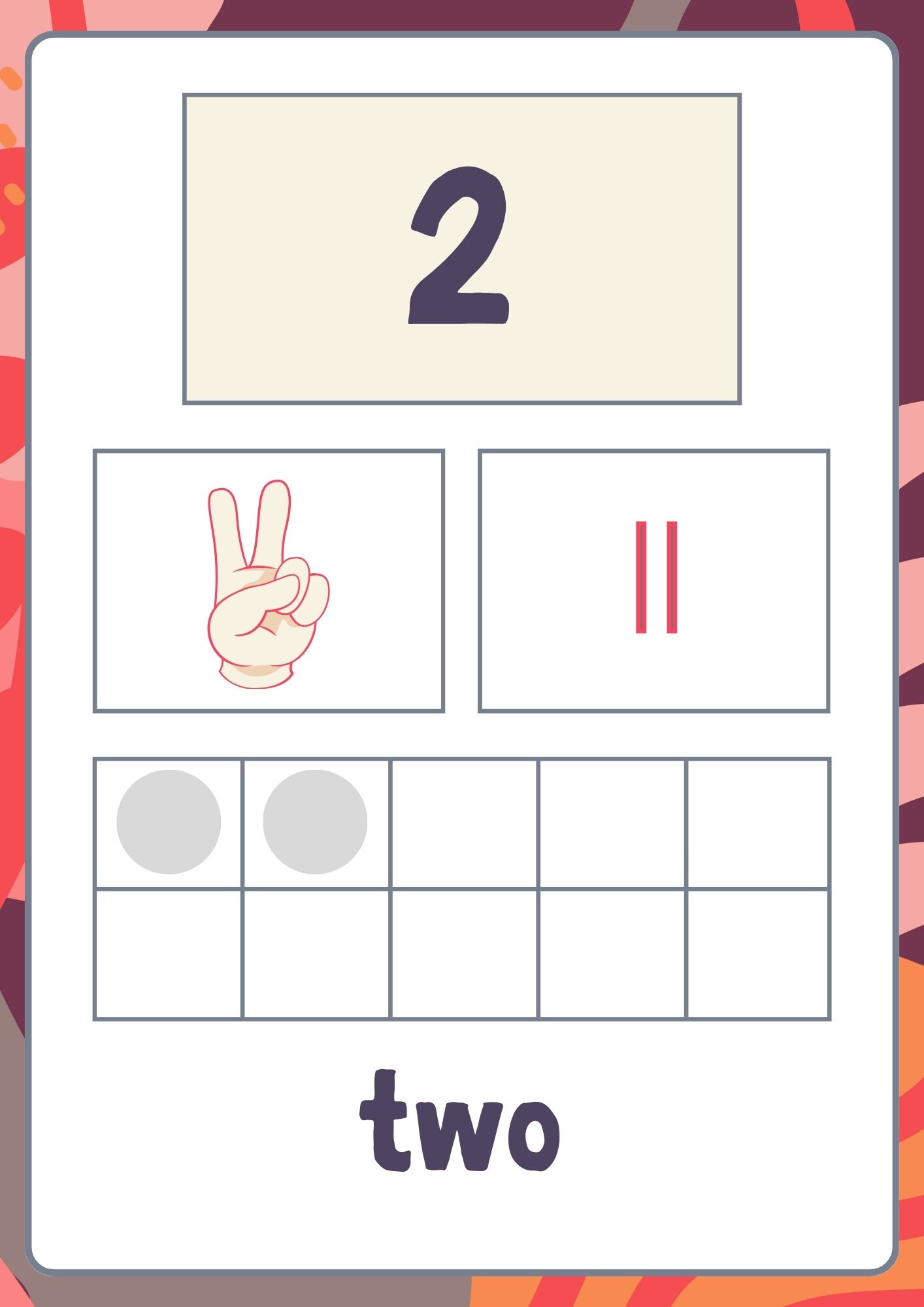 1-10 Number Tracing Preschool Worksheet Printable,preschool Numbers ...