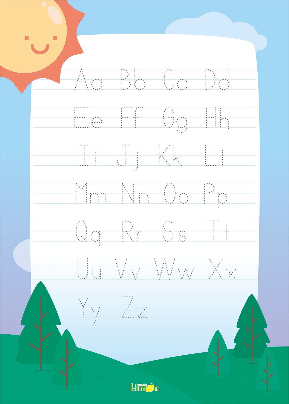 Printable ABC TRACING Worksheets,pre-school Toddler Worksheets ...