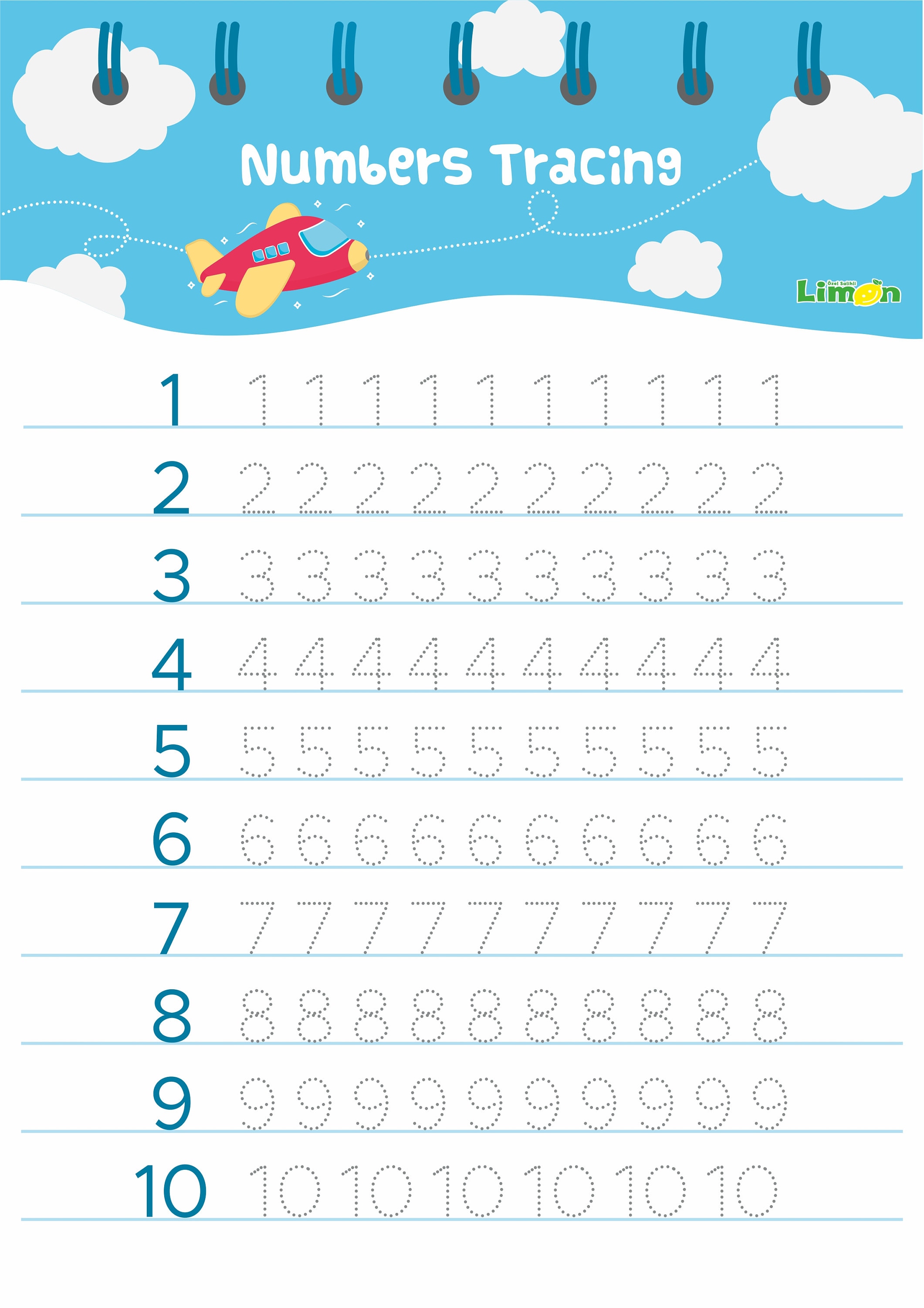 Number Worksheets,preschool Numbers,printable Toddler Worksheet ...
