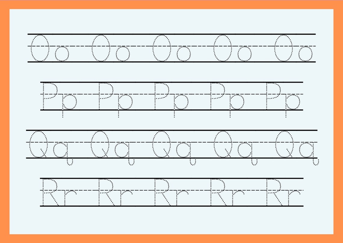 Alphabet,abc Tracing,handwriting Practice,tracing Printable,alphabet ...