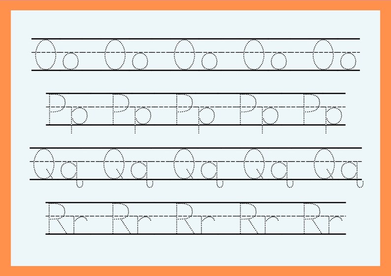 Alphabet,abc Tracing,handwriting Practice,tracing Printable,alphabet ...
