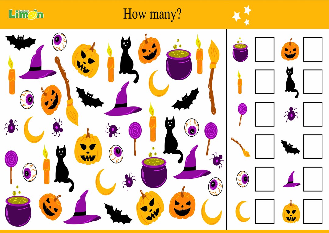 Halloween Shadow,halloween Digital Downloads,halloween Activity Books ...