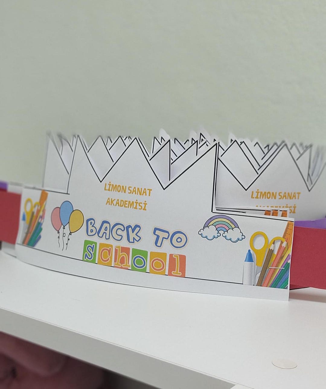 First Day of School Crown Templates,back to School Hat,back to School ...