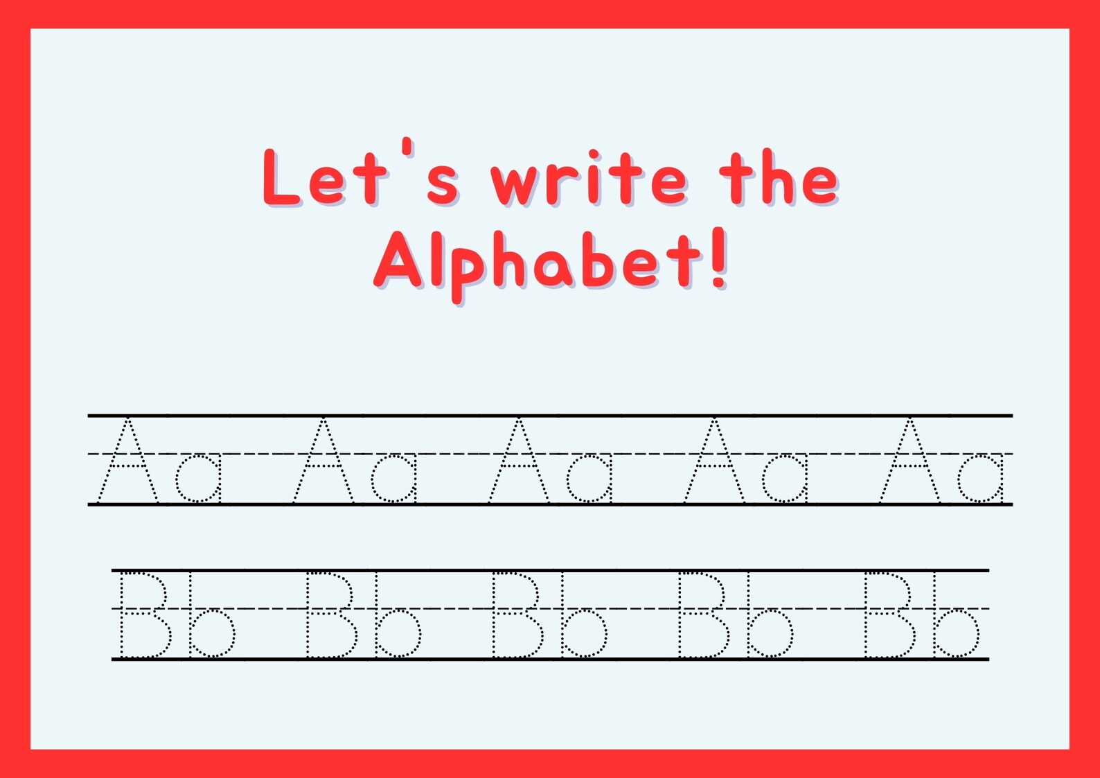 Alphabet,abc Tracing,handwriting Practice,tracing Printable,alphabet ...