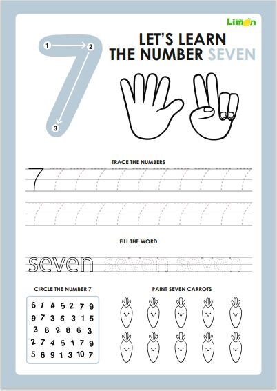 Printable Finger Number Flash Cards,counting 1-10,learning,homeschool ...