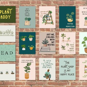 30 Plants Printable Art Bundle, Plant Mama Gift for Posters, Prints ...