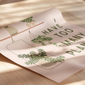 30 Plants Printable Art Bundle, Plant Mama Gift for Posters, Prints ...