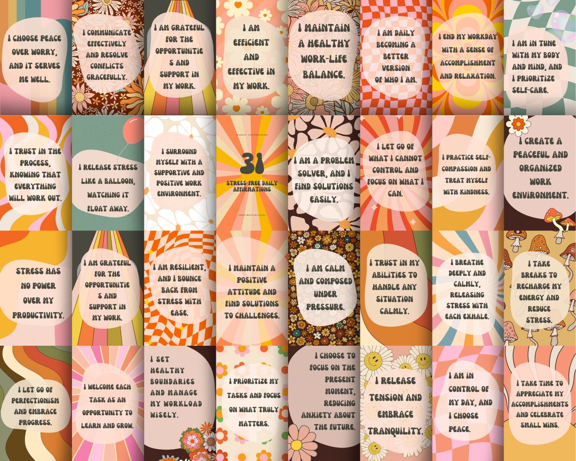 Printable Affirmation Cards, for Mental Health, Self Care, Prints for ...