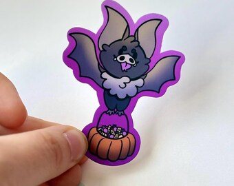 Schokolade Fledermaus Sticker Set - Halloween Sticker - Süße Sticker ...