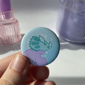Dino Button Pins - Etsy