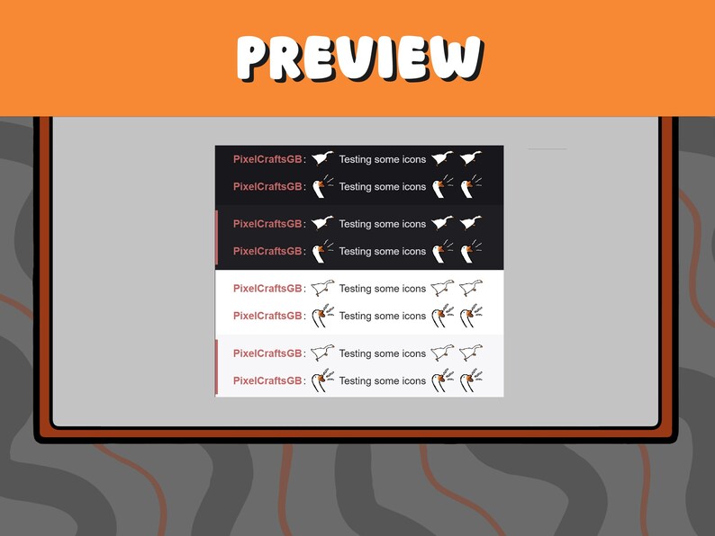 Goose Animated Emote 2 Pack | Animated, Twitch, White Goose, Honk ...