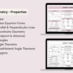 Geometry Cheat Sheet | 2D/3D Shapes, Angles & Analytical Geometry ...