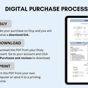 Algebraic Expressions Study Guide & Cheat Sheet | MCR3U Math Study Aid ...