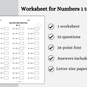 28 Multiplication Worksheets Multiplication Chart Multiplication Tables ...