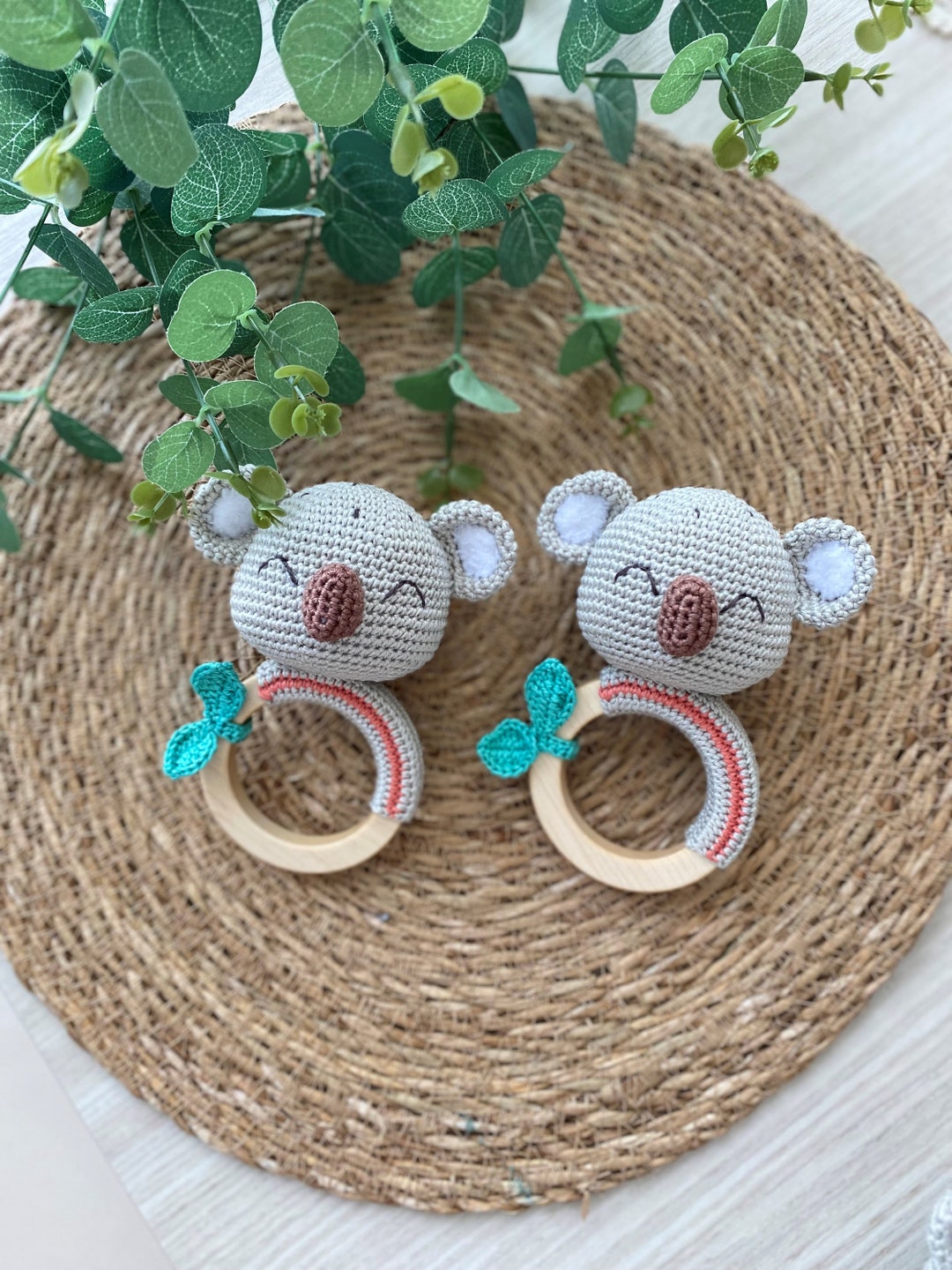 Little Koala , Amigurumi Toy , Dolls, Organic, Toy, Sleep Companion ...