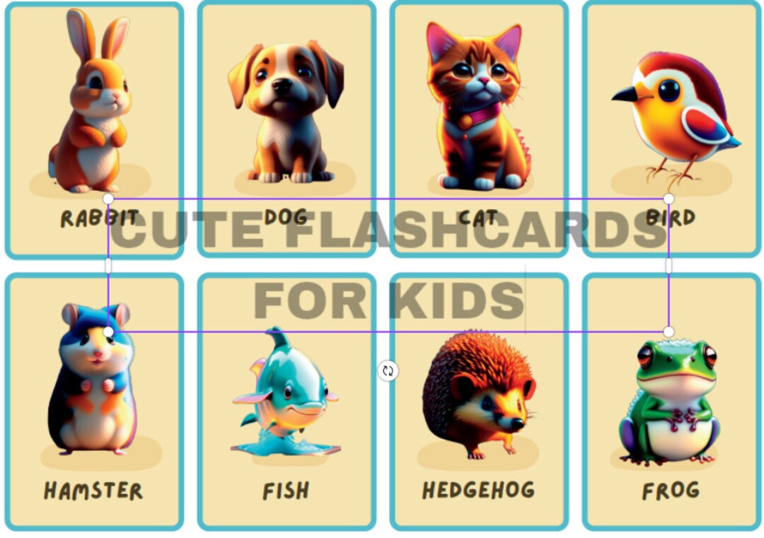 16 Ultra Realistic ANIMALS Flashcards + 8 FREE • Learn Very Easy the ...