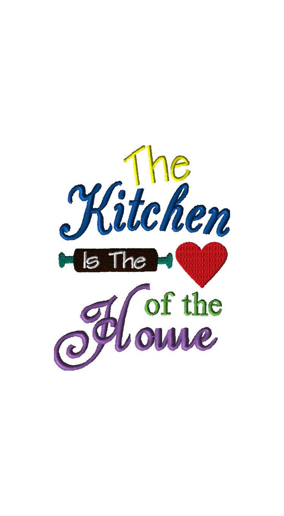 Kitchen - Heart of the Home Embroidery Design - Etsy