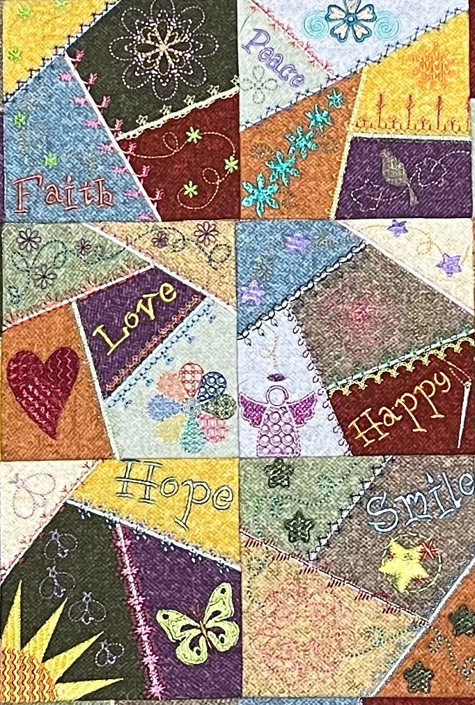Six Inspirational Embroidery Quilt Block Collection - Etsy