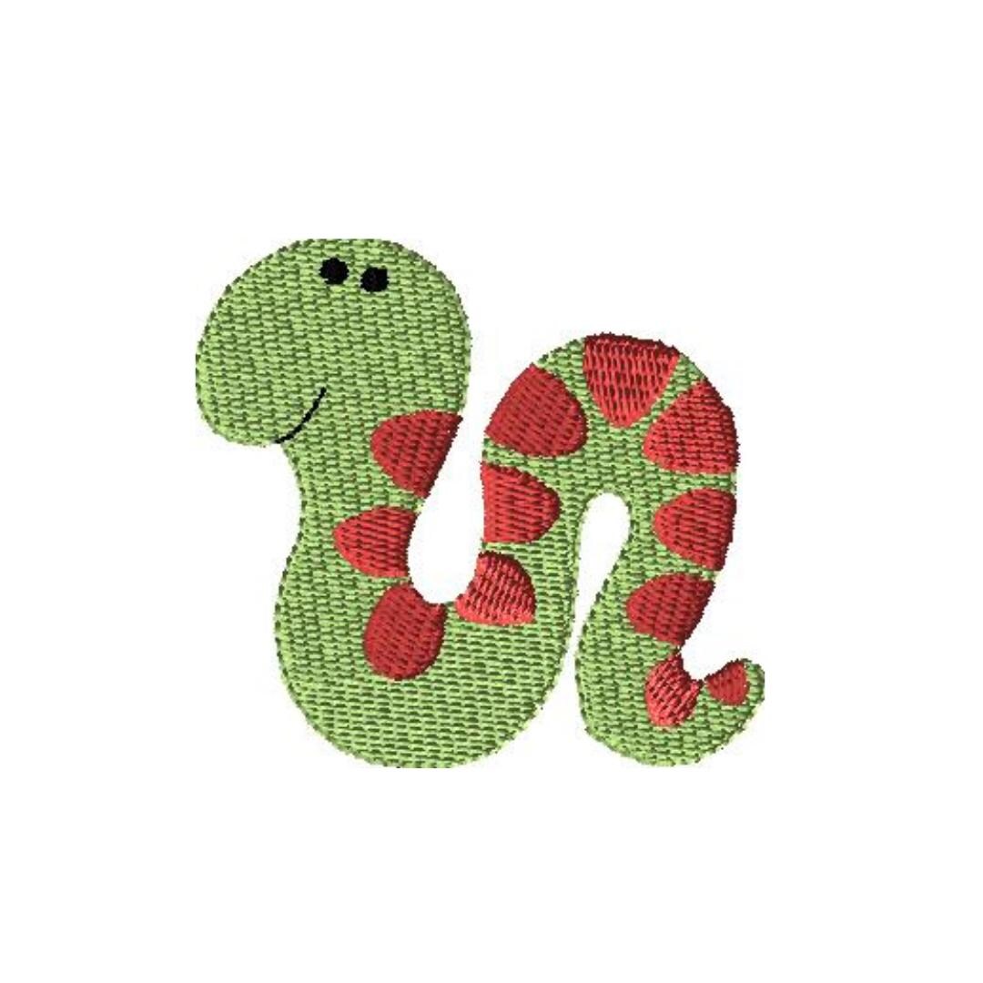 Snake Embroidery Design, Machine Embroidery Pattern (digital Download ...