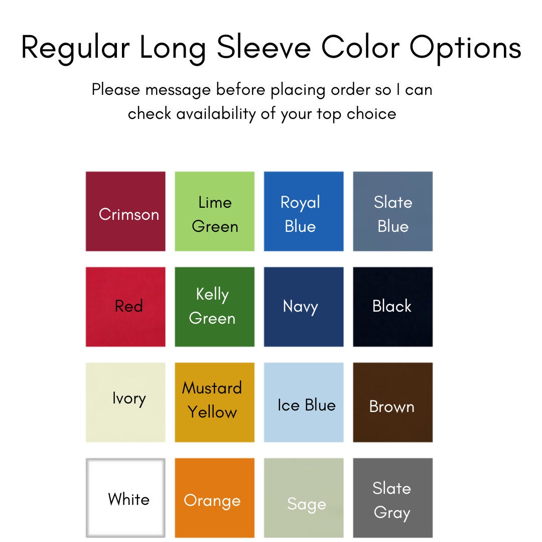 Custom Shirt Color Add On - Etsy
