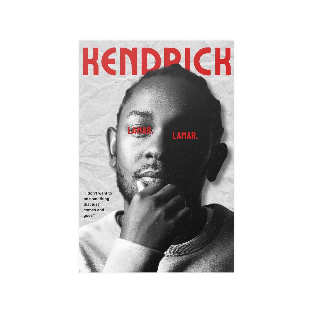 Kendrick Lamar Poster - Etsy