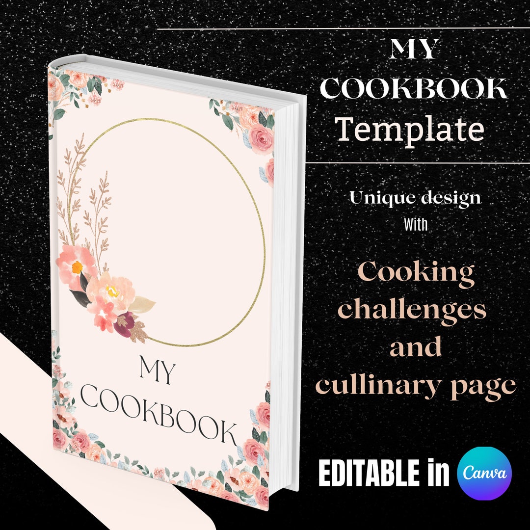 EDITABLE Cookbook Template Recipe Book Template BUNDLE - Etsy