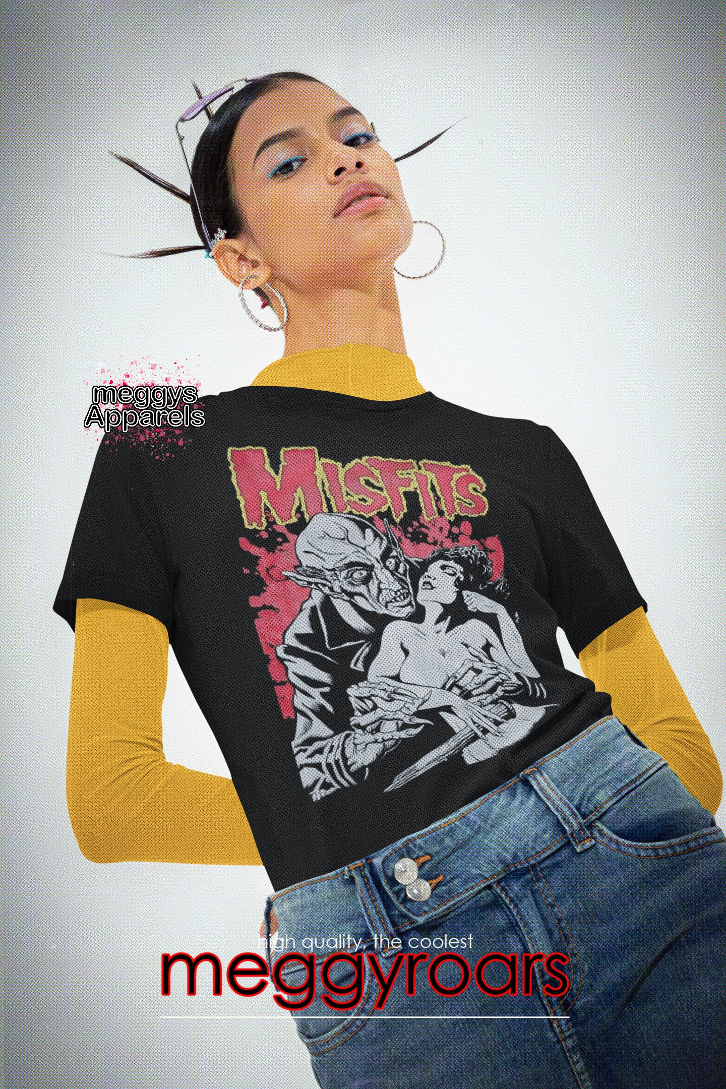 Limited Misfits Tshirt Misfits Merchandise Misfits Music - Etsy España