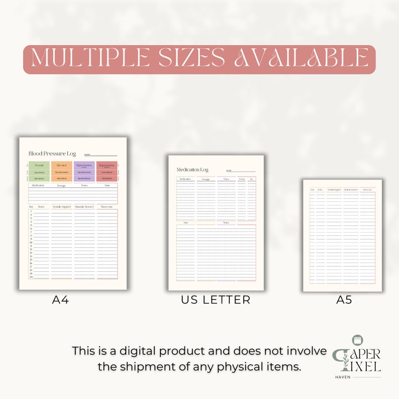 Heart Health Tracker: Printable Blood Pressure Log & Best Practices for ...