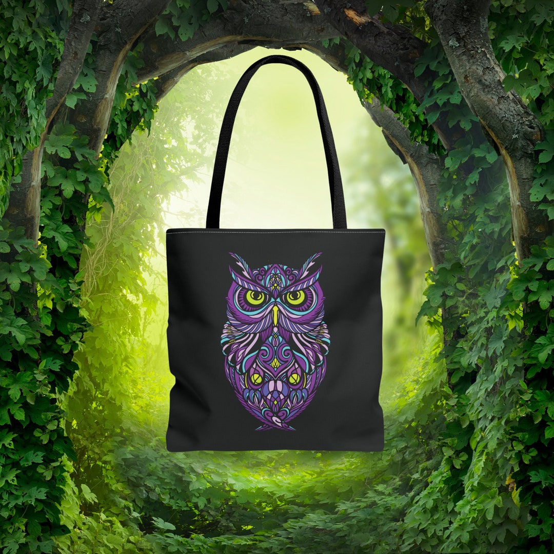 Owl Tote Cottagecore Shopping Bag Gift for Owl Lover Bag - Etsy
