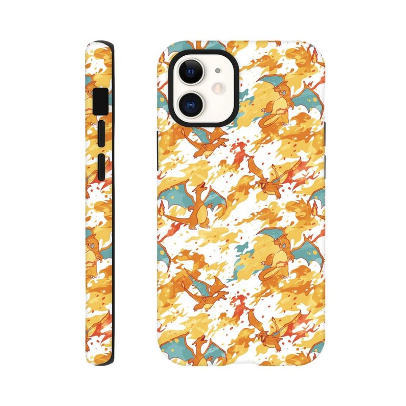 Pocket Monsters Charizard Art Print Phone Case iPhone Samsung Android ...