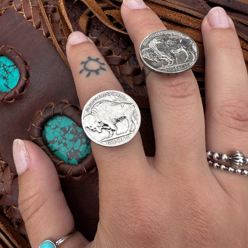 Buffalo Coin Ring - Etsy
