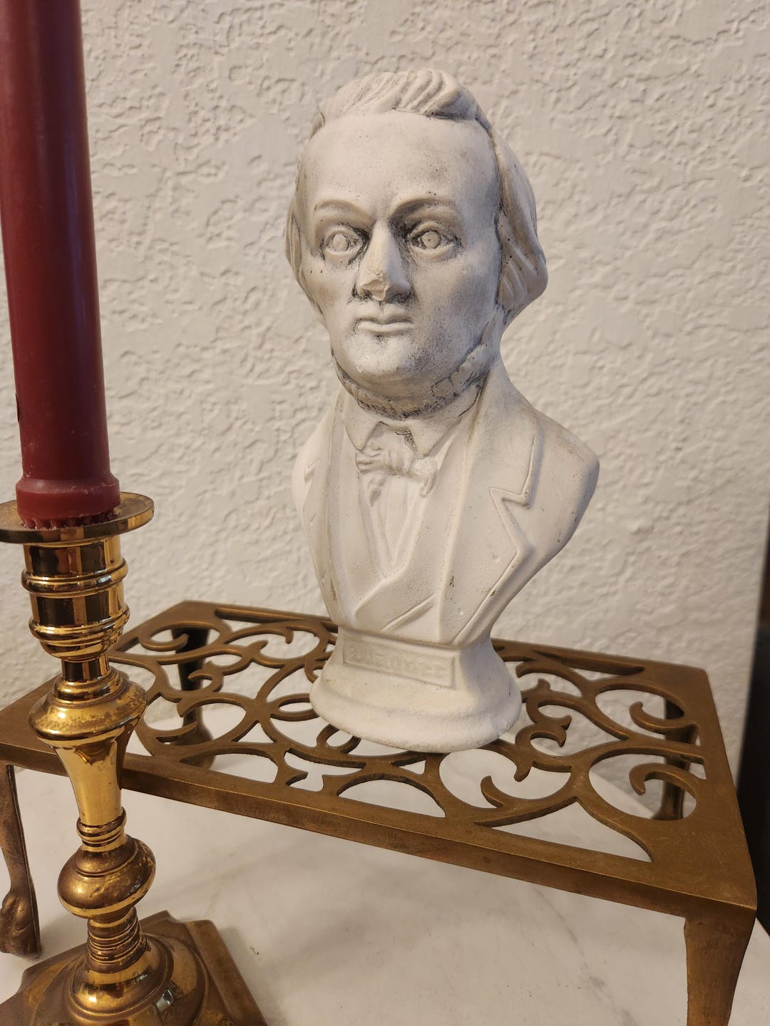 Decorative Plaster Bust of Wagner Figure Figurine - Etsy