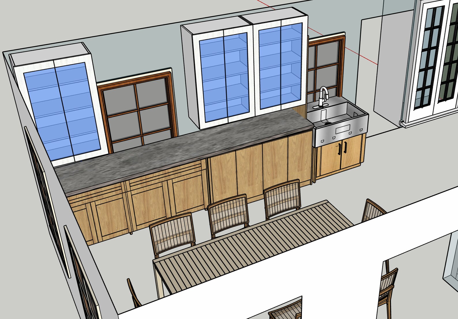 CUSTOM KITCHEN Design, 3D Rendering - Etsy