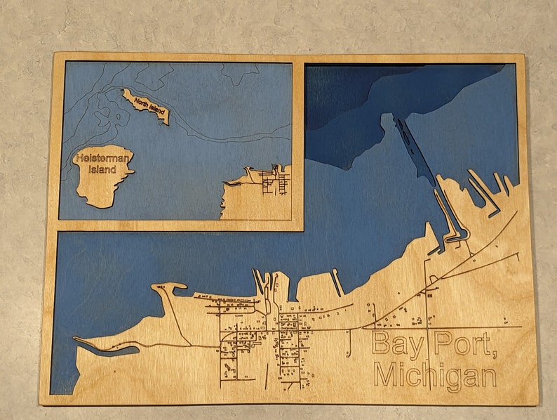 Bay Port Digital Download Vector Line Art for CNC or Laser Cutting ...