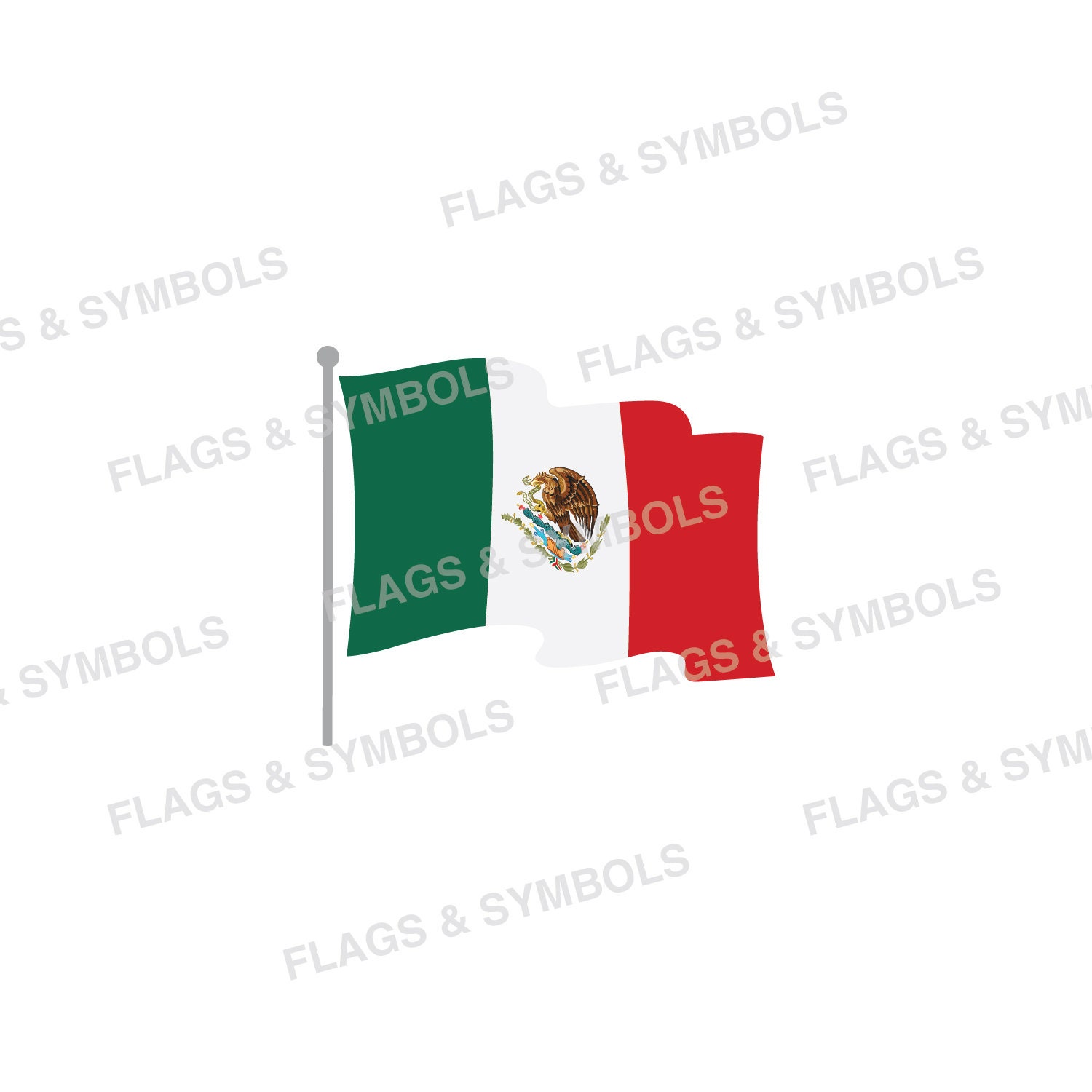 Mexico Flag Transparent. Mexico Flag Wavy Vector. Mexico Flag Cut File ...
