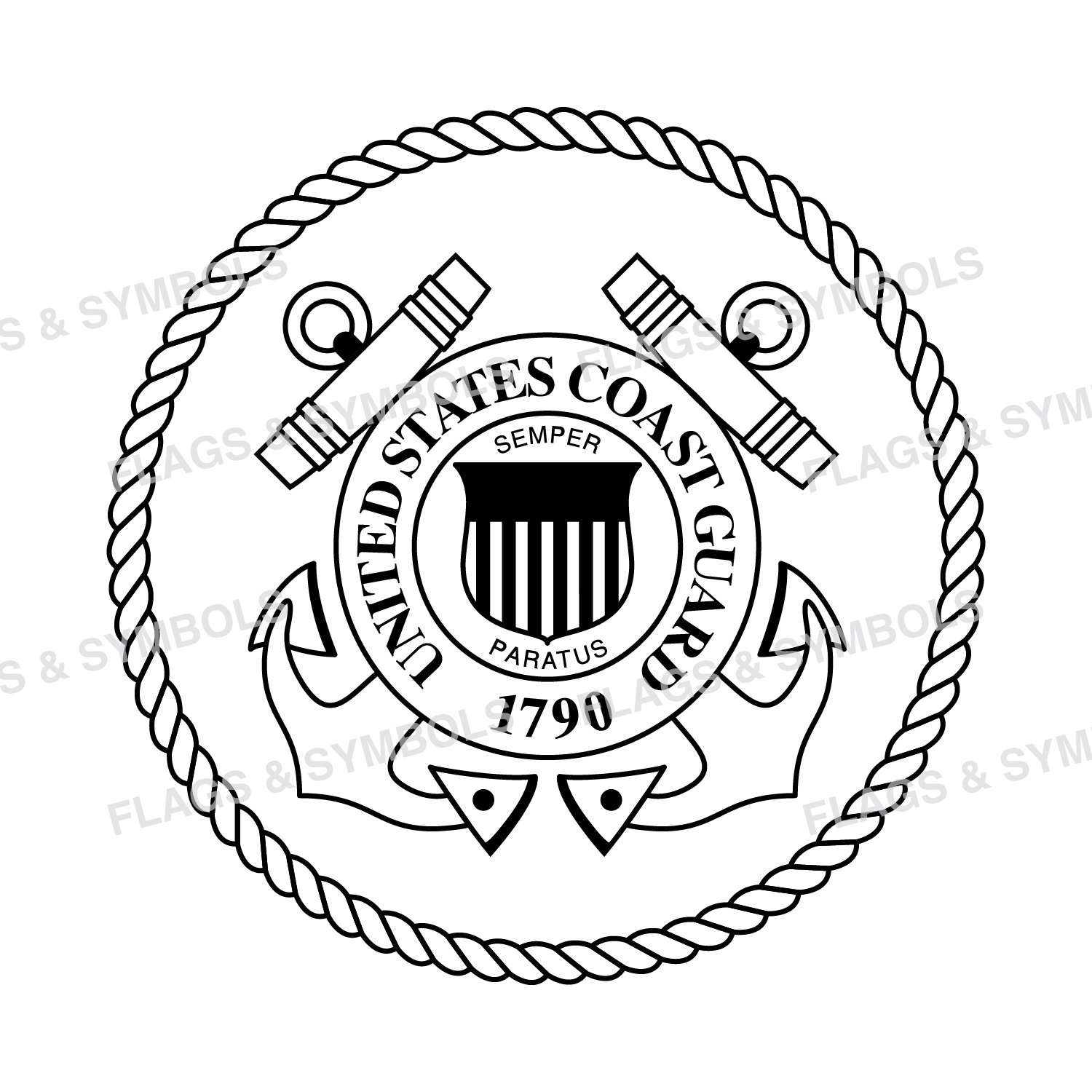 United States Coast Guard Logo. US Coast Guard Logo. US Coast Guard ...