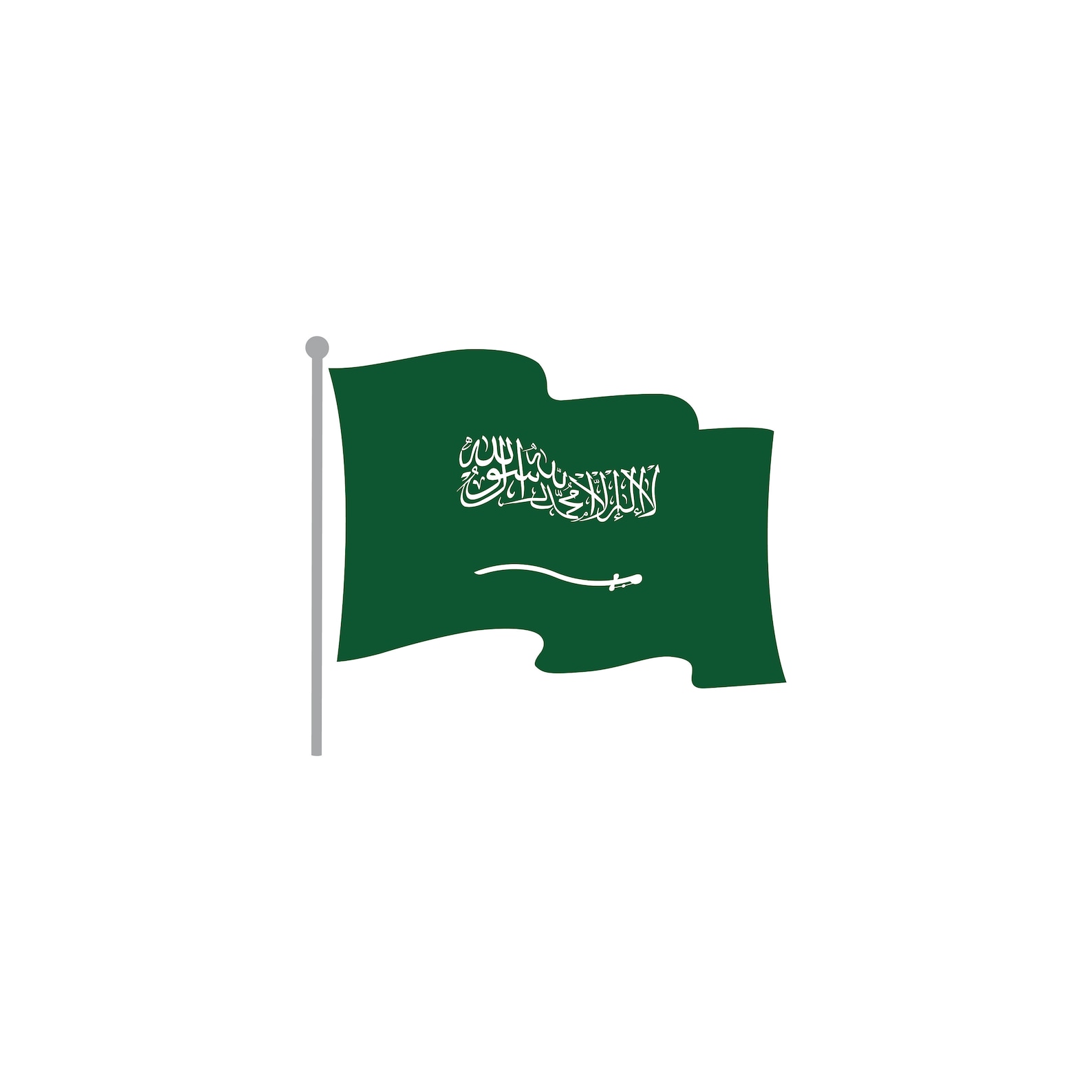 Saudi Arabia Flag Transparent. Saudi Arabia Flag Vector. Saudi Arabia ...
