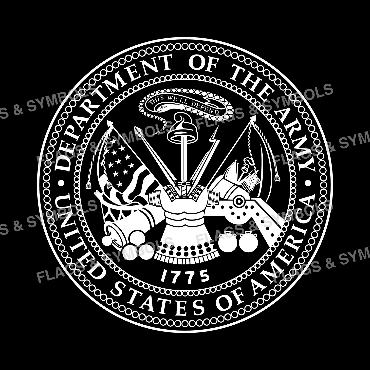 Department of the Army Seal Logo. US Army Seal Logo. Seal of the Army ...