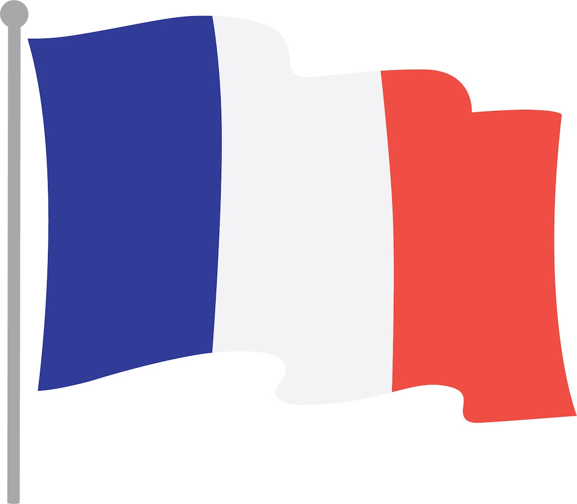 France Flag Vector. France Flag Download. France Flag Wavy Vector ...