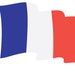France Flag Vector. France Flag Download. France Flag Wavy Vector ...