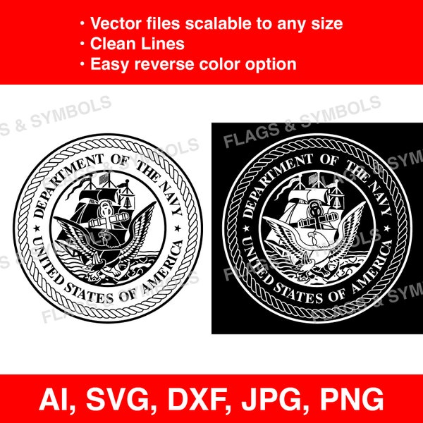 Navy Svg - Etsy