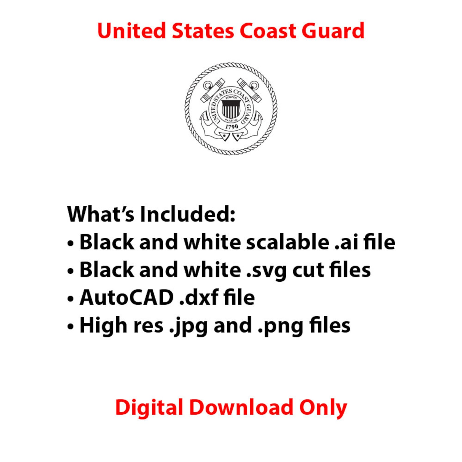 United States Coast Guard Logo. US Coast Guard Logo. US Coast Guard ...