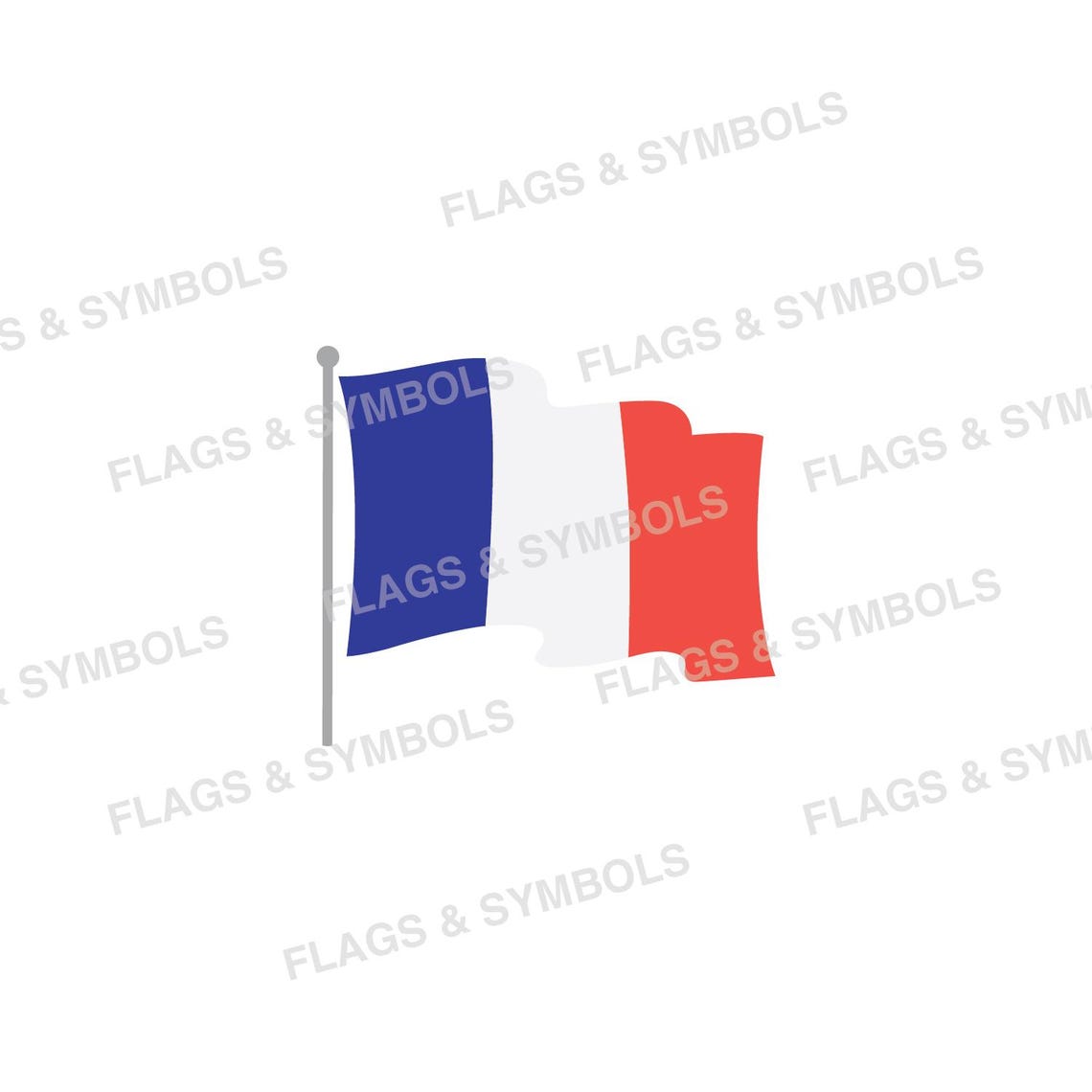 France Flag Vector. France Flag Download. France Flag Wavy Vector ...