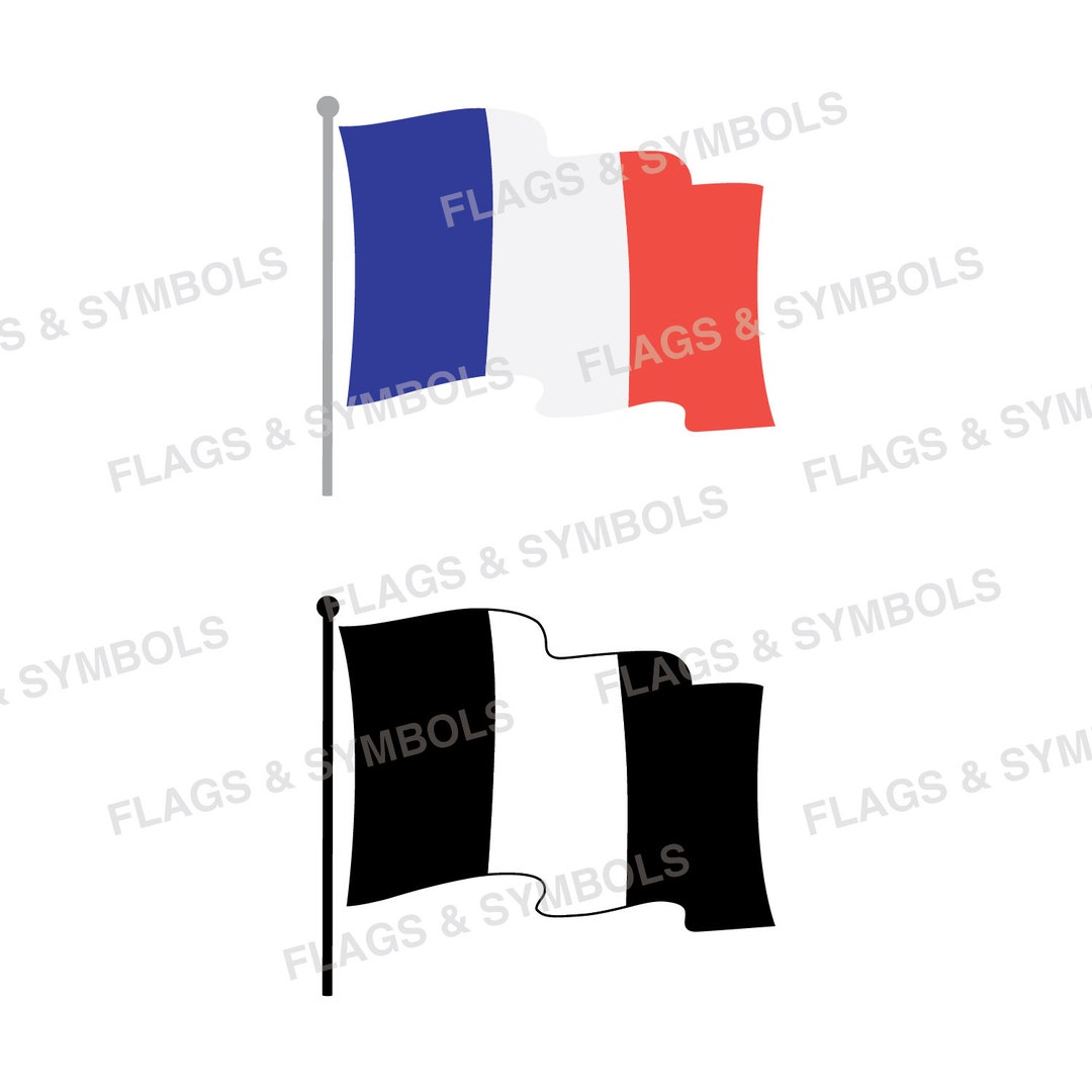 France Flag Vector. France Flag Download. France Flag Wavy Vector ...