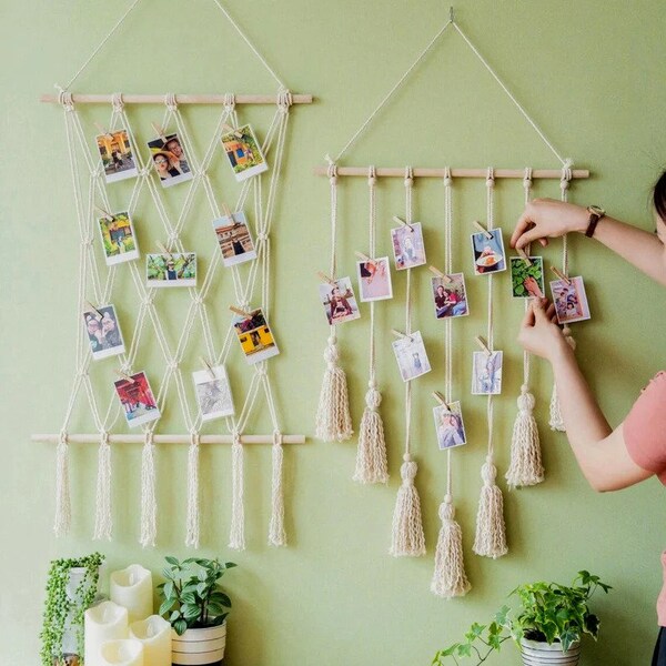 Wall Hanging Photo Collage - Etsy