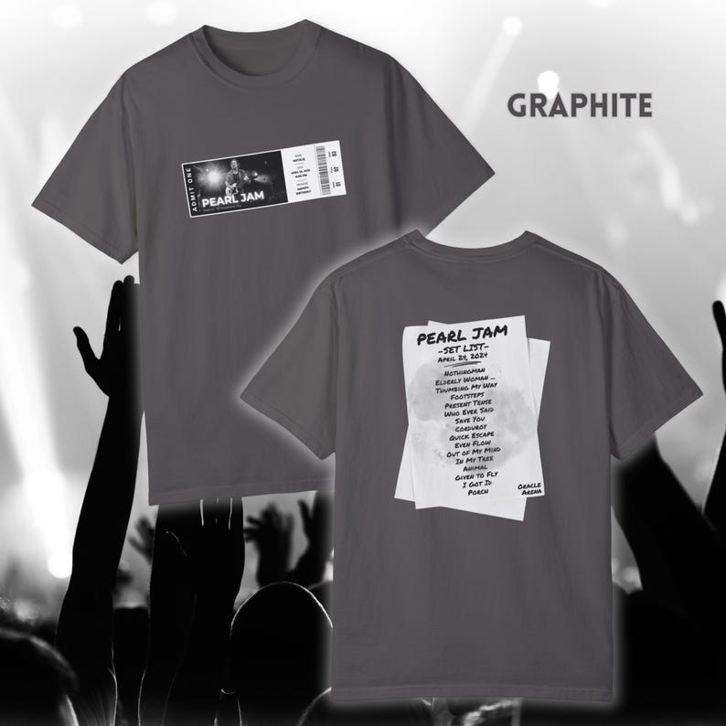 Customized Concert T-shirt, Personalized Concert Tee, Custom Concert ...