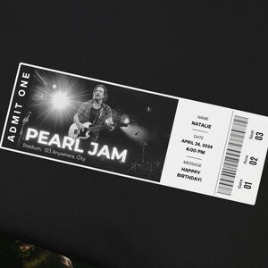 Customized Concert T-shirt, Personalized Concert Tee, Custom Concert ...